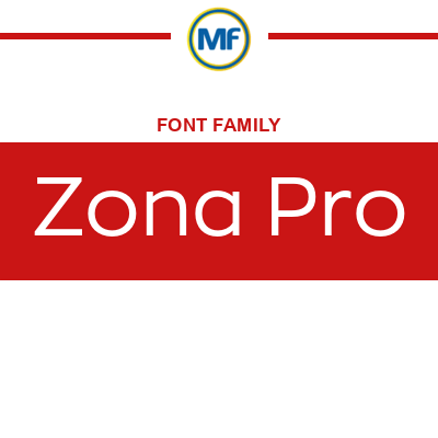 Zona Pro Font Family: Free Download | MaisFontes