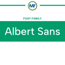 Albert Sans Bold: Free Font Download | MaisFontes