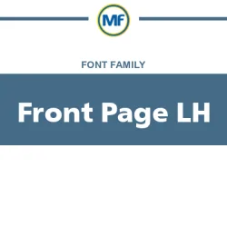 Front Page LH Bold Font: Free Download | MaisFontes