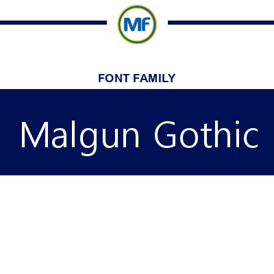 Download Malgun Gothic Fonts | MaisFontes