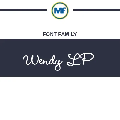 Download Wendy LP Fonts | MaisFontes