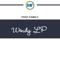 Wendy LP Bold Font: Free Download | MaisFontes