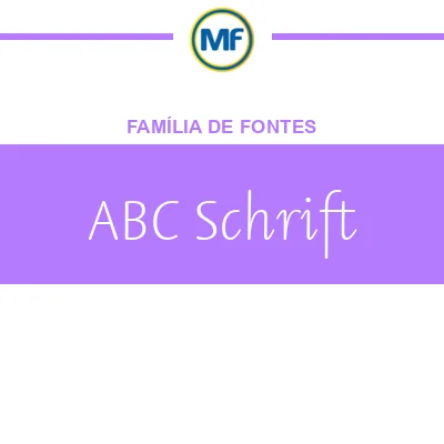 Baixar Fontes ABC Schrift | MaisFontes