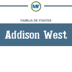 Addison West Flat: Baixar Fonte Grátis | MaisFontes