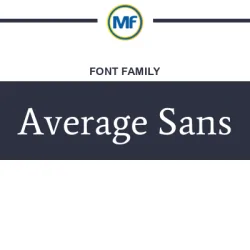 Average Regular Font: Free Download | MaisFontes