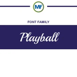 Playball Regular: Free Font Download | MaisFontes