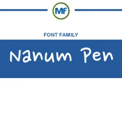 Nanum Pen: Free Font Download | MaisFontes