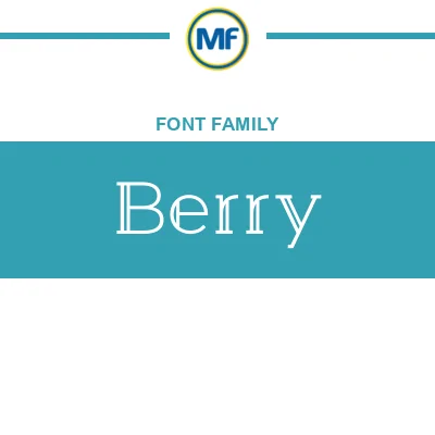 Download Berry Fonts | MaisFontes