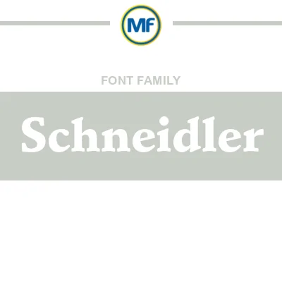 Download Schneidler Fonts | MaisFontes