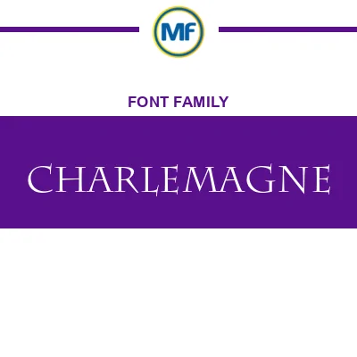Download Charlemagne Fonts | MaisFontes