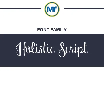 Download Holistic Script Fonts | MaisFontes