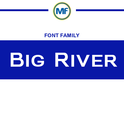 Download Big River Fonts | MaisFontes