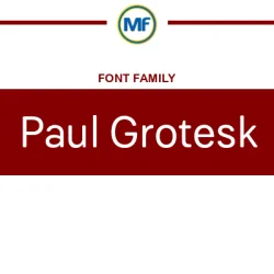 Paul Grotesk Bold: Free Font Download | MaisFontes