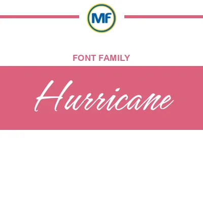 Download Hurricane Fonts (Google Fonts) | MaisFontes