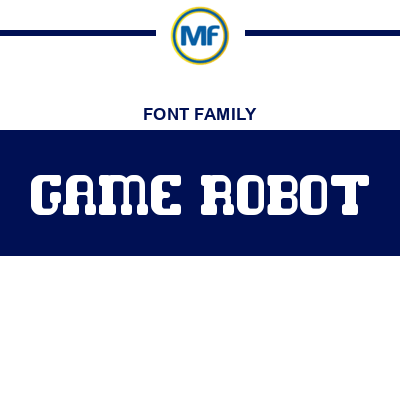 Download Game Robot Fonts | MaisFontes