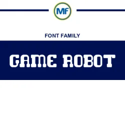 GAME ROBOT Bold: Free Font Download | MaisFontes