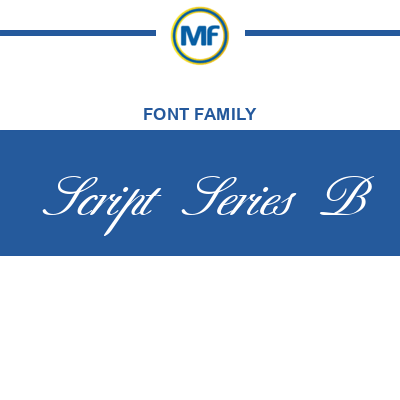 Download Script Series B Fonts | MaisFontes