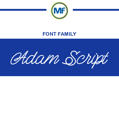 Download Adam Script Fonts | MaisFontes