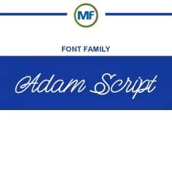 Adam Script Font: Free Download | MaisFontes