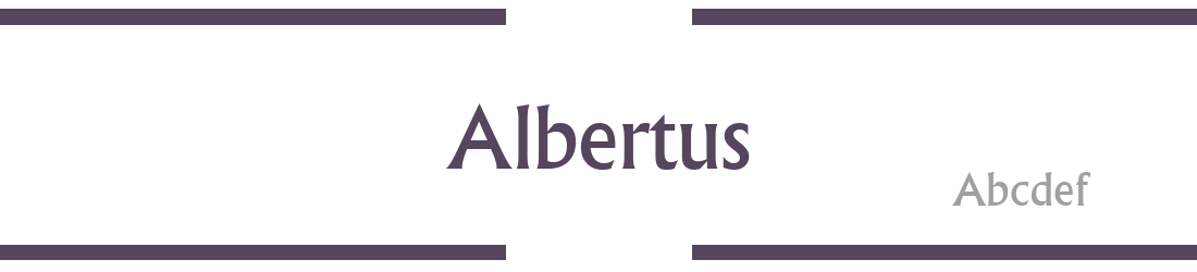 Albertus Bold: Download Free Font | MaisFontes