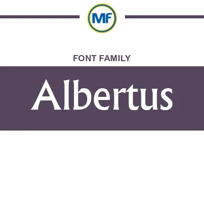 Download Albertus Fonts | MaisFontes