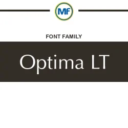 Optima LT Bold: Free Font Download | MaisFontes