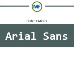 Arial Sans Bold Font: Free Download | MaisFontes
