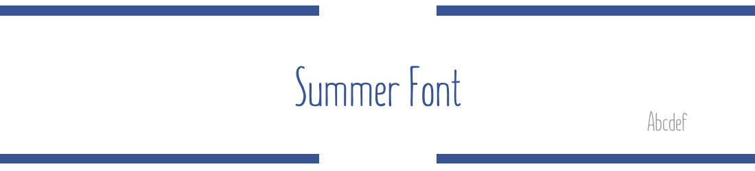 Summer Font Bold: Free Font Download | MaisFontes