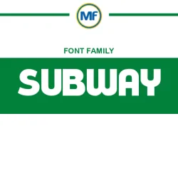 Subway Logo: Free Font Download | MaisFontes