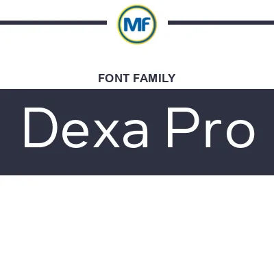 Download Dexa Pro Fonts | MaisFontes