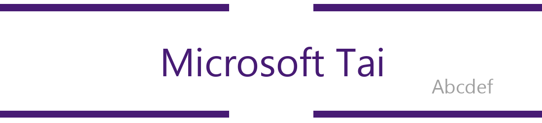 Microsoft Tai Le Bold: Free Font Download | MaisFontes