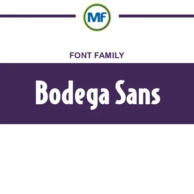 Download Bodega Sans Fonts | MaisFontes
