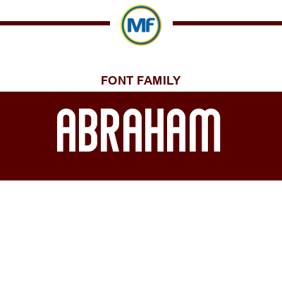 Abraham Wide Font Family: Download Free | MaisFontes