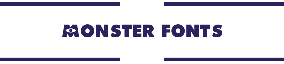 Monsters Inc Font: Free Download | MaisFontes