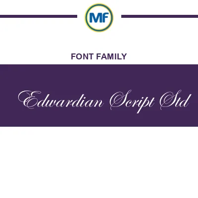 Edwardian Script Std Font Family: Download Free | MaisFontes