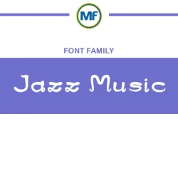 Jazz Music: Free Font Download | MaisFontes