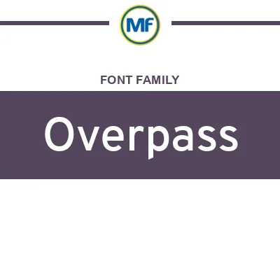 Download Overpass Fonts (Google Fonts) | MaisFontes