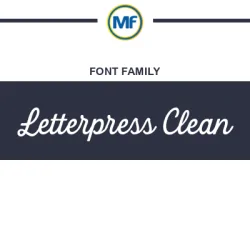 Letterpress Clean Script: Download Free Font | MaisFontes