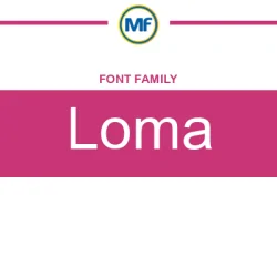 Loma Font: Free Download | MaisFontes