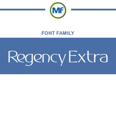 Download Regency Extra Fonts | MaisFontes
