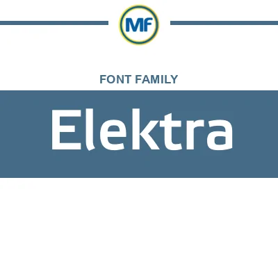 Download Elektra Fonts | MaisFontes