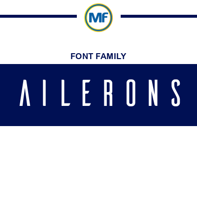 Ailerons Font Family: Download Free | MaisFontes