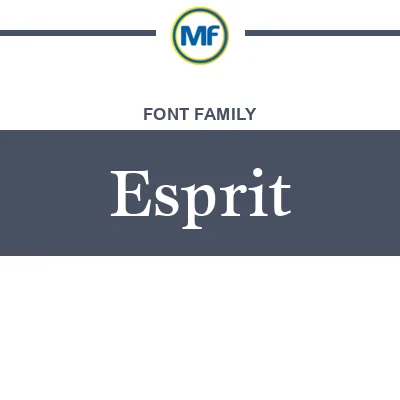 Download Esprit Fonts | MaisFontes