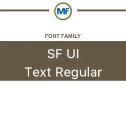 SF UI Text G1 Regular: Free Font Download | MaisFontes