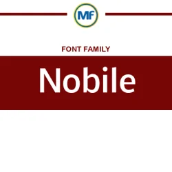 Nobile Font: Free Download | MaisFontes