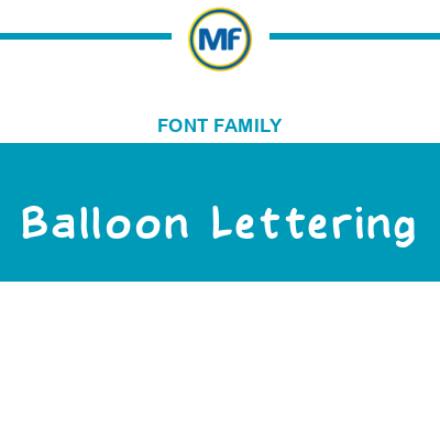 Balloon Lettering Font Family: Download Free | MaisFontes