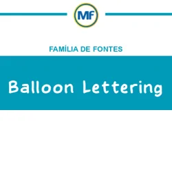 Balloon Lettering: Baixar Fonte Grátis | MaisFontes