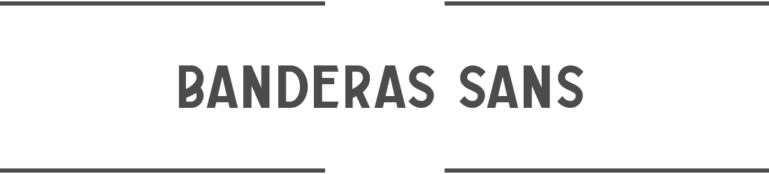 Banderas Sans Outline: Free Font Download | MaisFontes