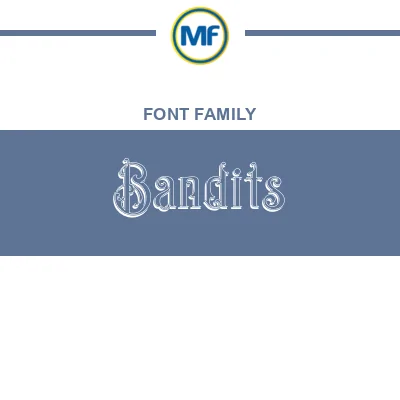 Bandits Font Family: Download Free | MaisFontes