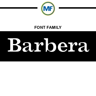Barbera Font Family: Download Free | MaisFontes